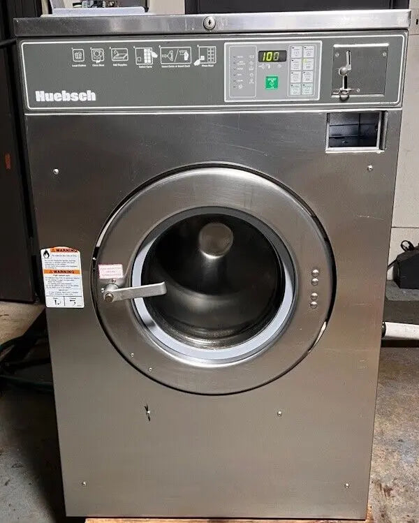 Huebsch HC30 Front Load Washer 30Lb 208-240V 60Hz 3Ph Coin Op 2005 ...