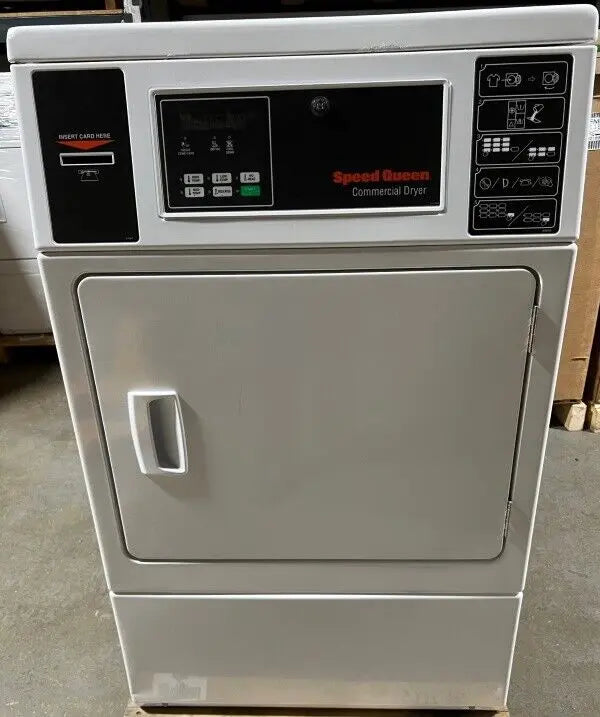 Speed Queen SDENCAGS173TW01 Commercial Electric Dryer 7cuft Card Ready ...