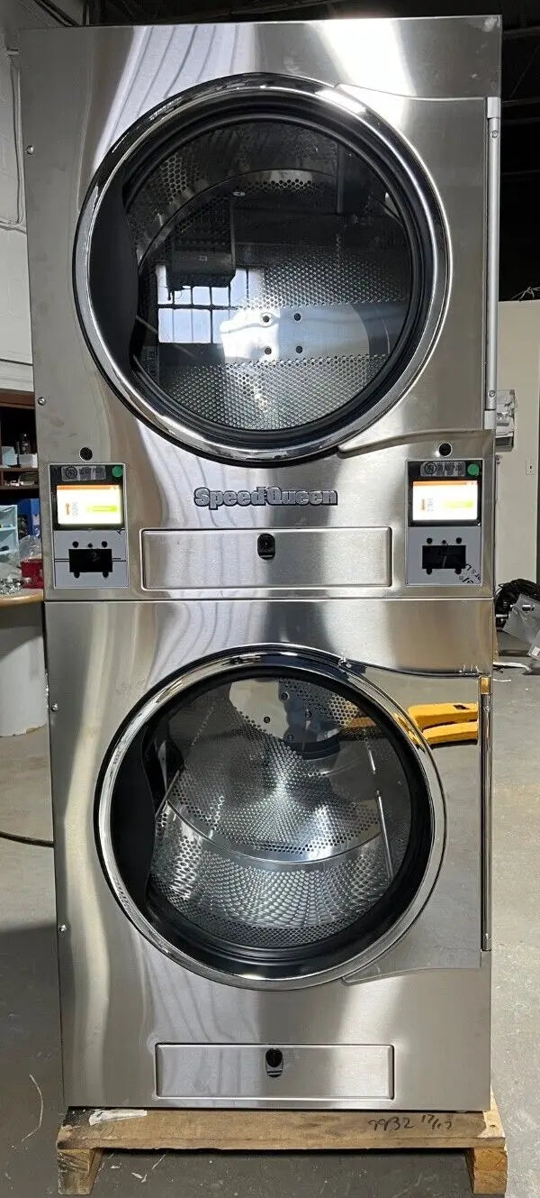 Speed Queen 30Lb SS Stack Dryer STT30N Gas 240V 60Hz Card Ready 2022 ...